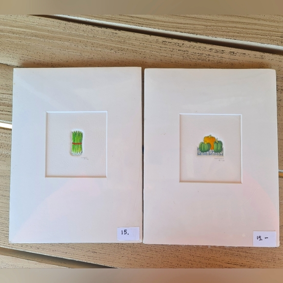 Jane Conneen | Art | Jane Conneen Asparagus Peppers Original Etching ...